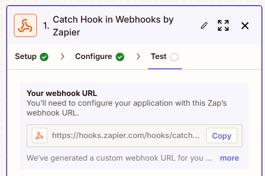 Zapier Webhooks – Moshtix