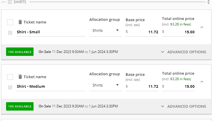 How to Create Package Tickets – Moshtix